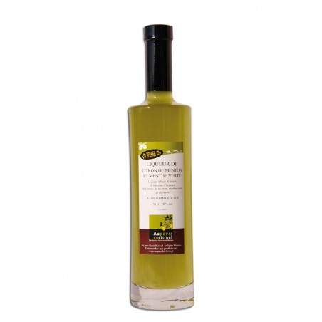 Limoncello menthe Citron de Menton IGP - Base parfaite pour Mojito