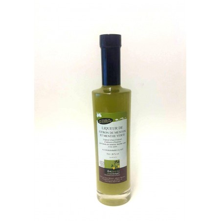 Limoncello Menthe et Citron de Menton - Au Pays du Citron